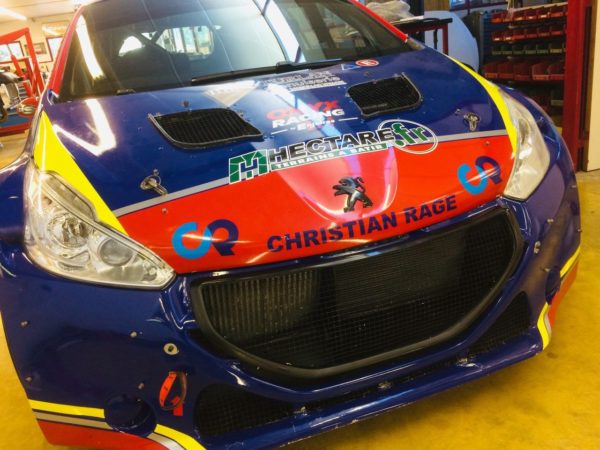 Christian Rage sponsor de la Team Onyx Racing