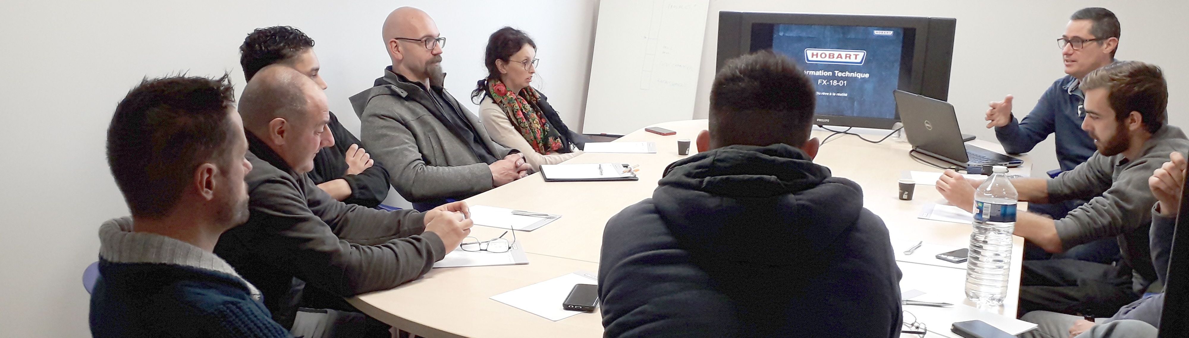 Eurochef: formation technique Hobart chez Christian Rage