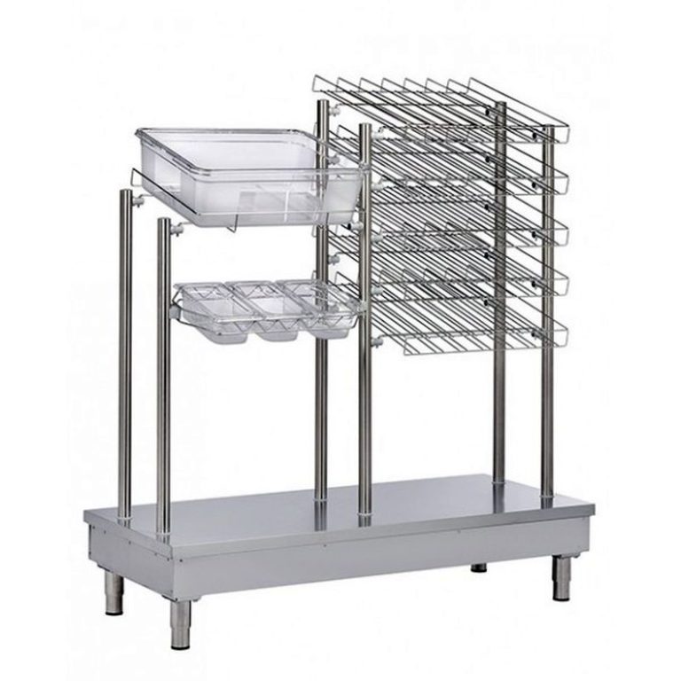 Self service – Distribution plateaux / couverts / verres / pain