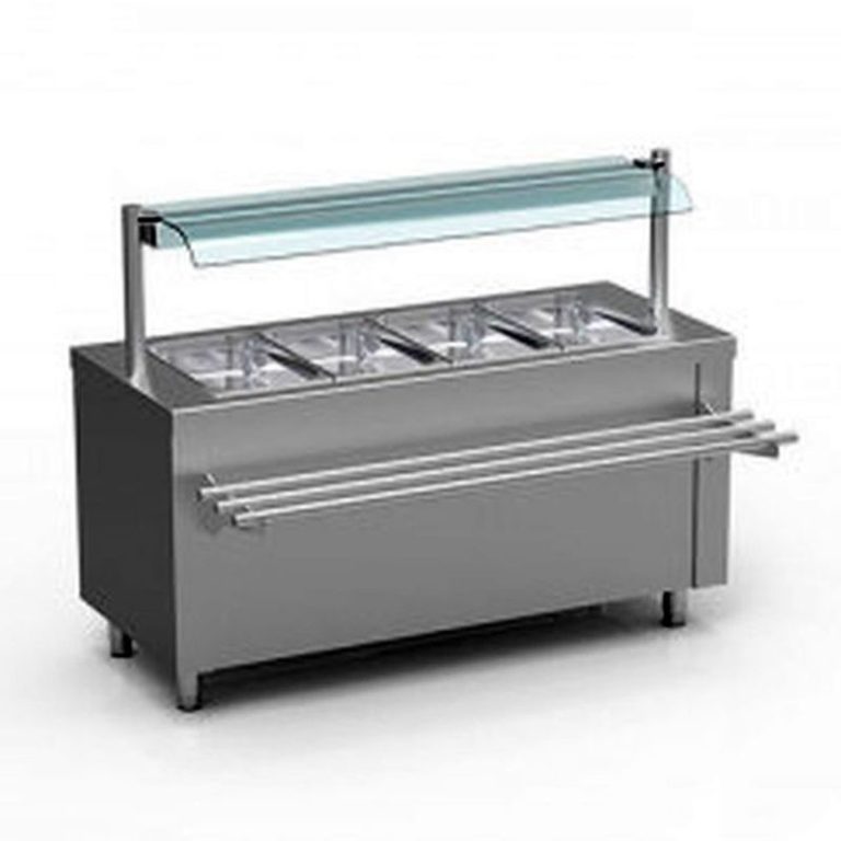 Self service – Meuble chaud bain-marie